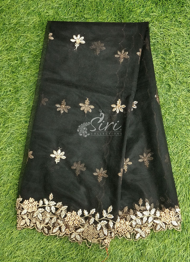 Designer Net Cut Work Dupatta – Siri Collections